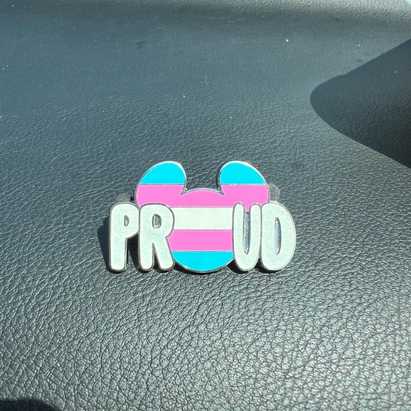 Disney | Accessories | Mickey Mouse Icon Transgender Flag Disney Pride ...